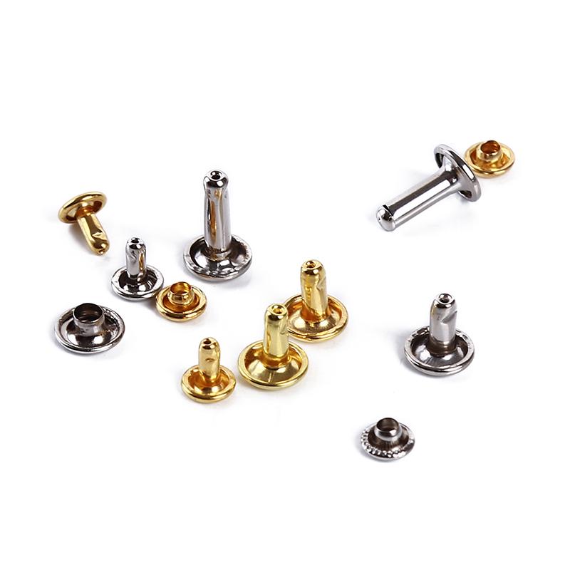 Pure Copper Double-Sided Rivets Riveting Set Leather Accessories uygun ...