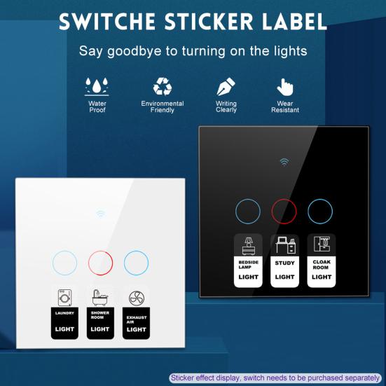Buy Switch Stickers Good Great Stickiness Bathroom Anti-falling Button ...