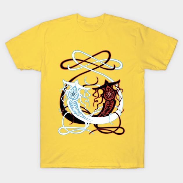 Buy Men Premium Cotton Harajuku T Shirt the Legend of Raava and Vaatu ...