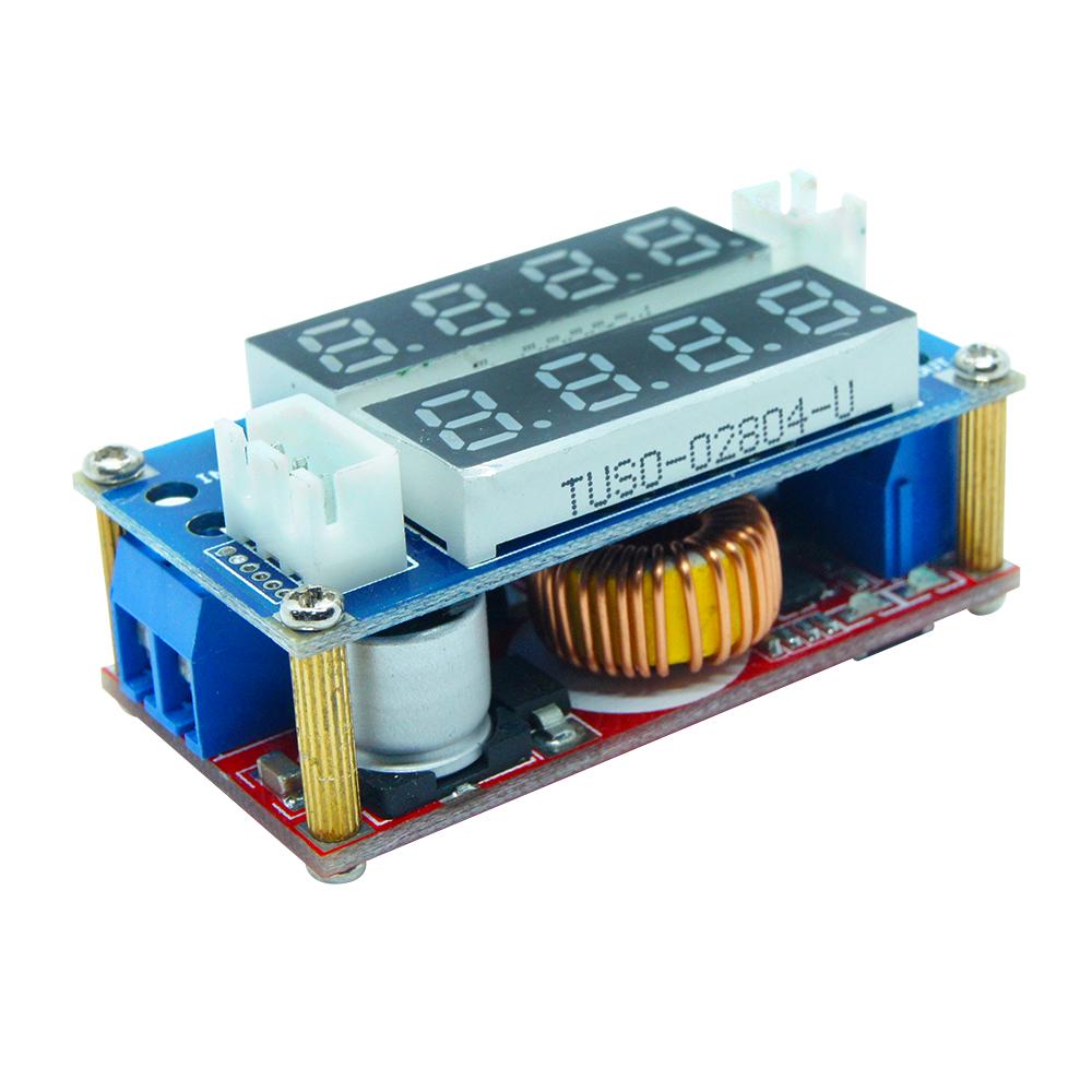 Buy CC/CV Adjustable 5A Step Down Charge LED Panel Voltmeter Ammeter ...