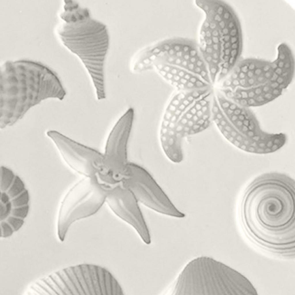 Buy Fashion DIY Sea Creatures Conch Shell Fondant Cake Candy Cake ...