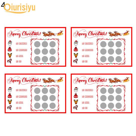 Buy 4pcs Set Surprising Interactive Sex Scratch Card Paper Body Deep