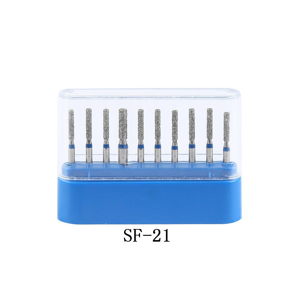 Buy High Speed Electric SF Series Diamond Burs 10 Pcs Dental Polishing ...
