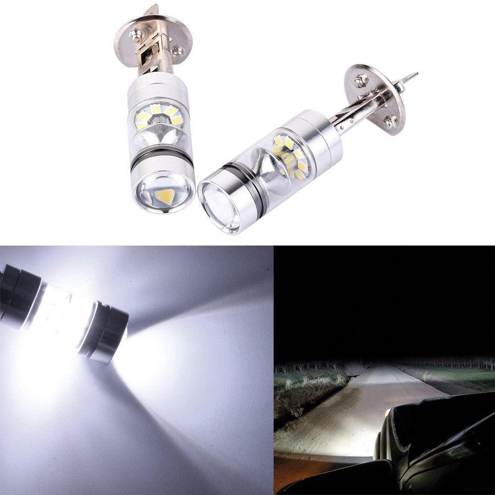 Buy 2x New H1 6000K Super White 100W CREE LED Headlight Bulbs Kit Fog ...