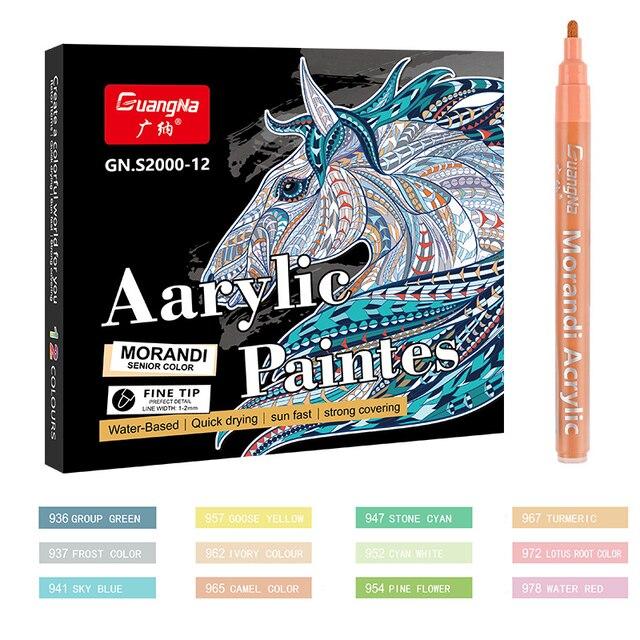 Satın alın Colors Acrylic Paint Marker Pens Acrylic Pen For Fabric ...