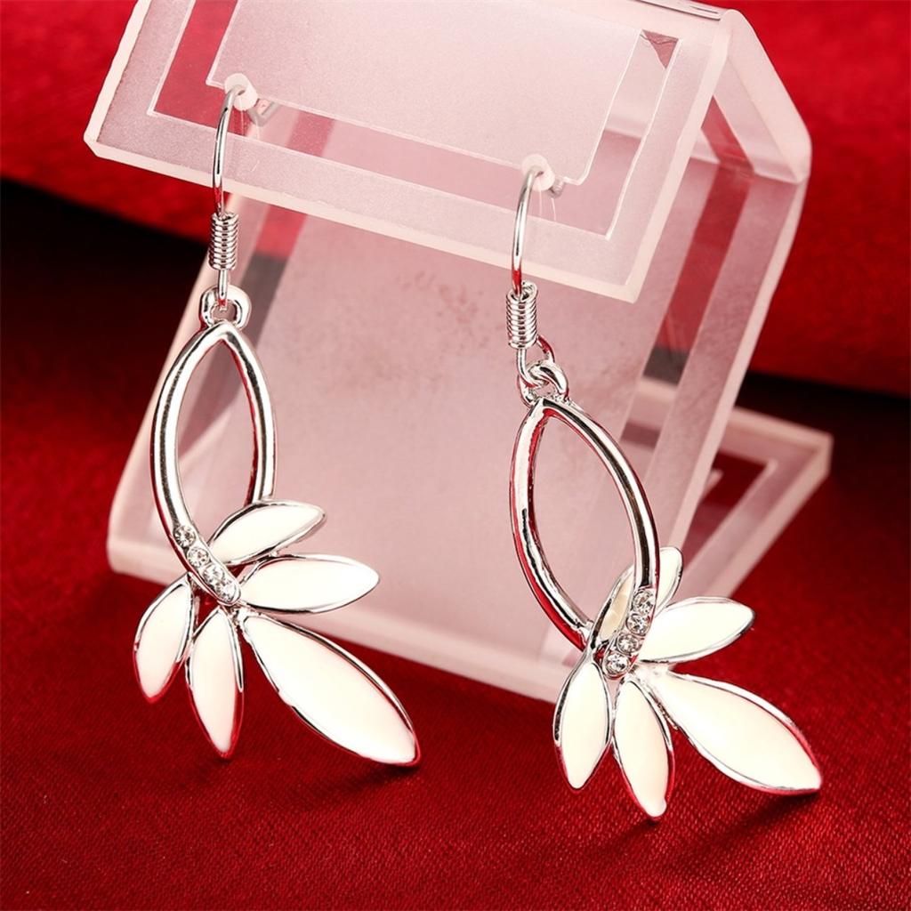 HHNN Environmental Women Fashion Leaves Ear Studs Hooks Drop Earrings ...