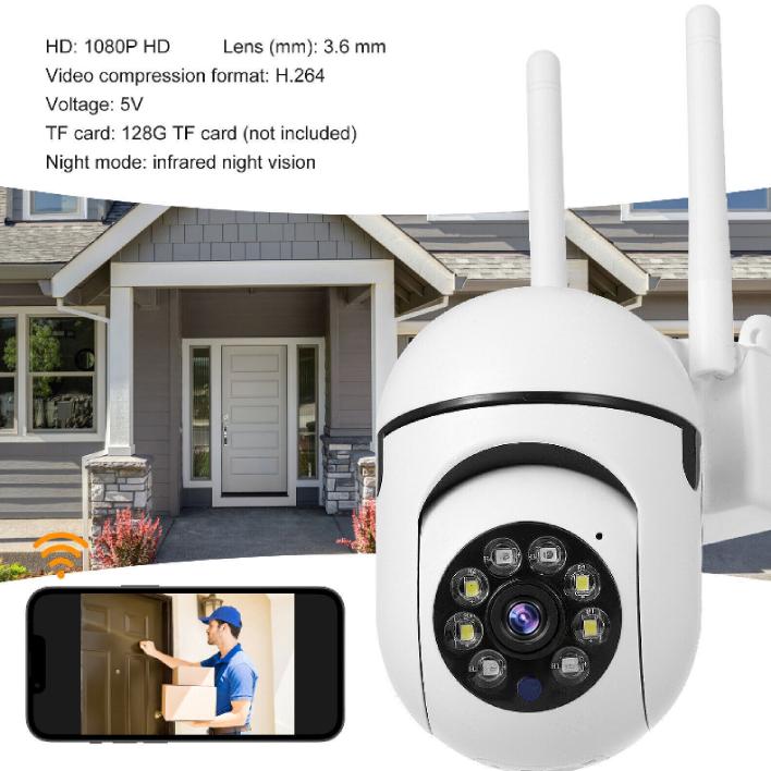 Buy 3MP HD 2.4G+5G Dual Frequency Wireless WiFi IP Camera Night Vision ...