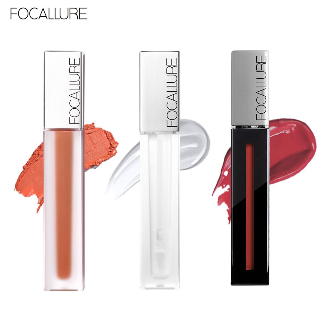 Buy Focallure 15 Colors Moisturizing Long Lasting Lip Gloss 2 Texture ...