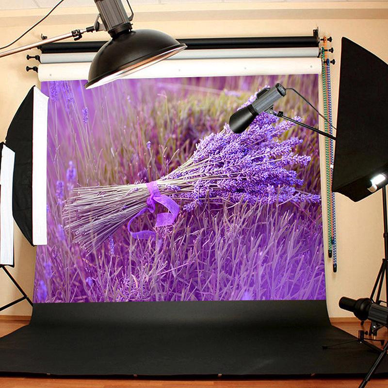 Buy Romantic Dreamy Lavender Sunset Photography Backdrop Studio Photo ...