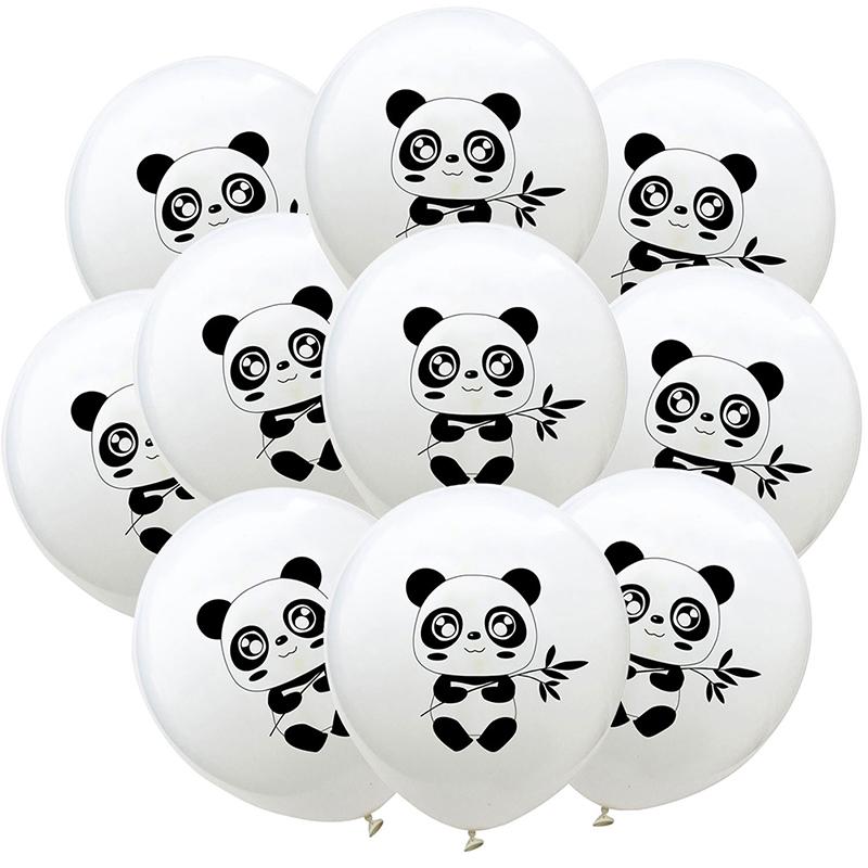Buy 10 Pcs Panda Decorative Balloons Balloon Latex Balloons Birthday ...