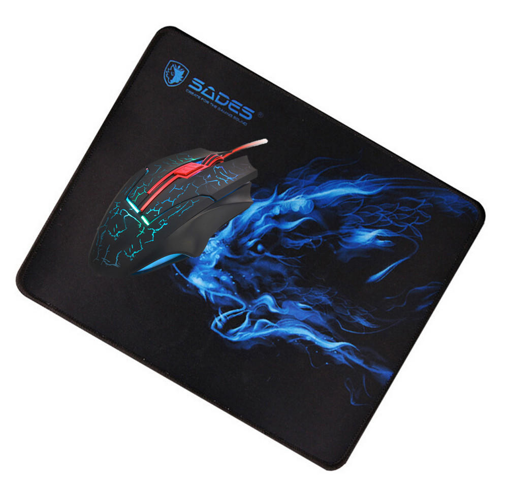 SADES Mousepad Comfort Gaming Mouse Mice Pad Mat For Optical Mouse ...