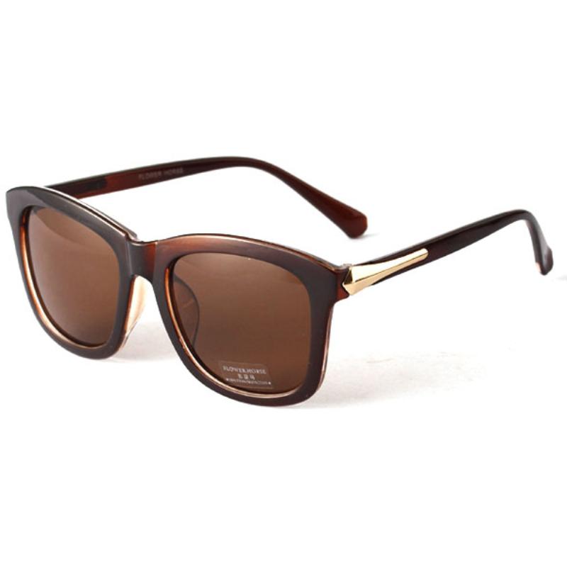 Buy Women Retro Sunglasses Plastic Frame Eyeglasses Glasses Square Sun ...