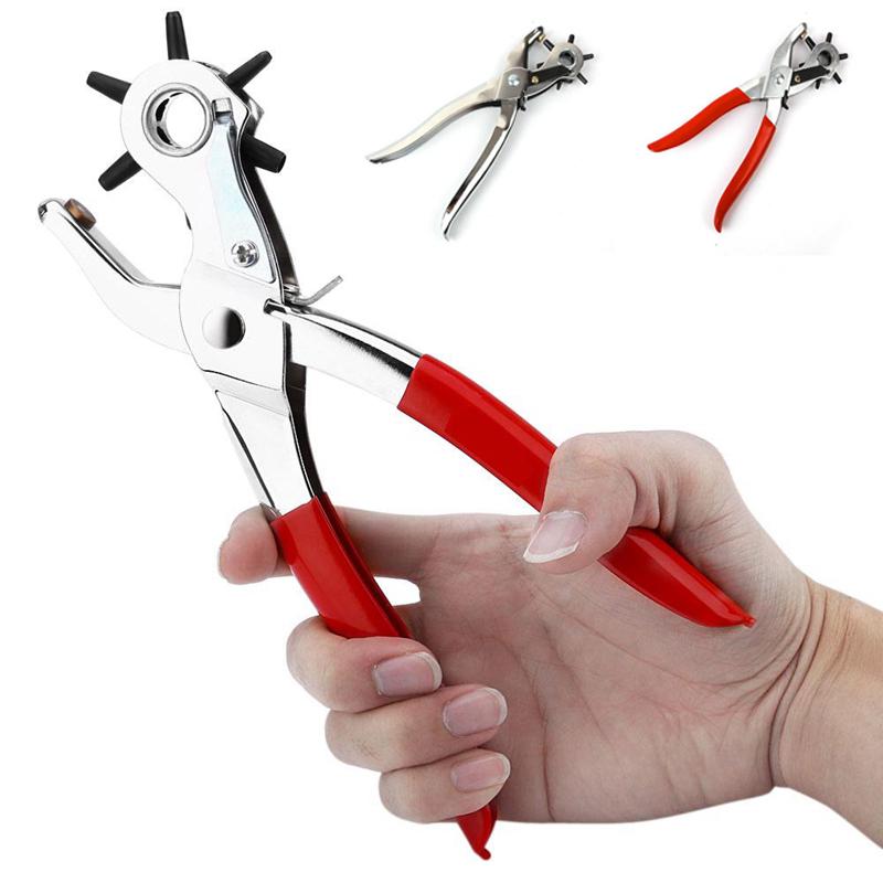 Gaură pumn cleşte rotativ mâner din piele centura ceas banda de cauciuc ...