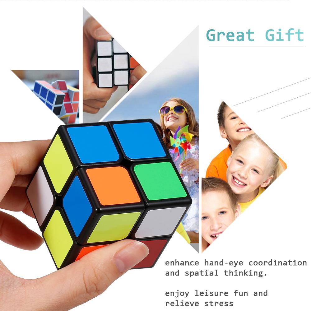 Cheap Speed Cube 2x2x2 Speed Blocks Easy Turning Cube Blocks Smooth ...