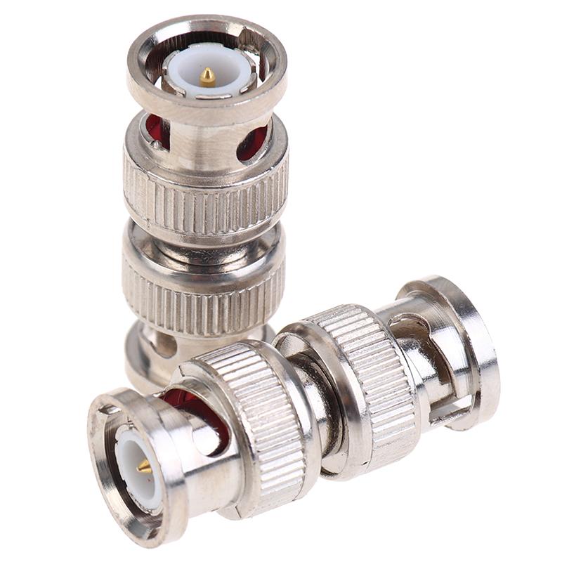 Buy 2Pcs BNC Adapter BNC-JJ Male To Male Double Pass Q9 Connector at affordable prices — free ...
