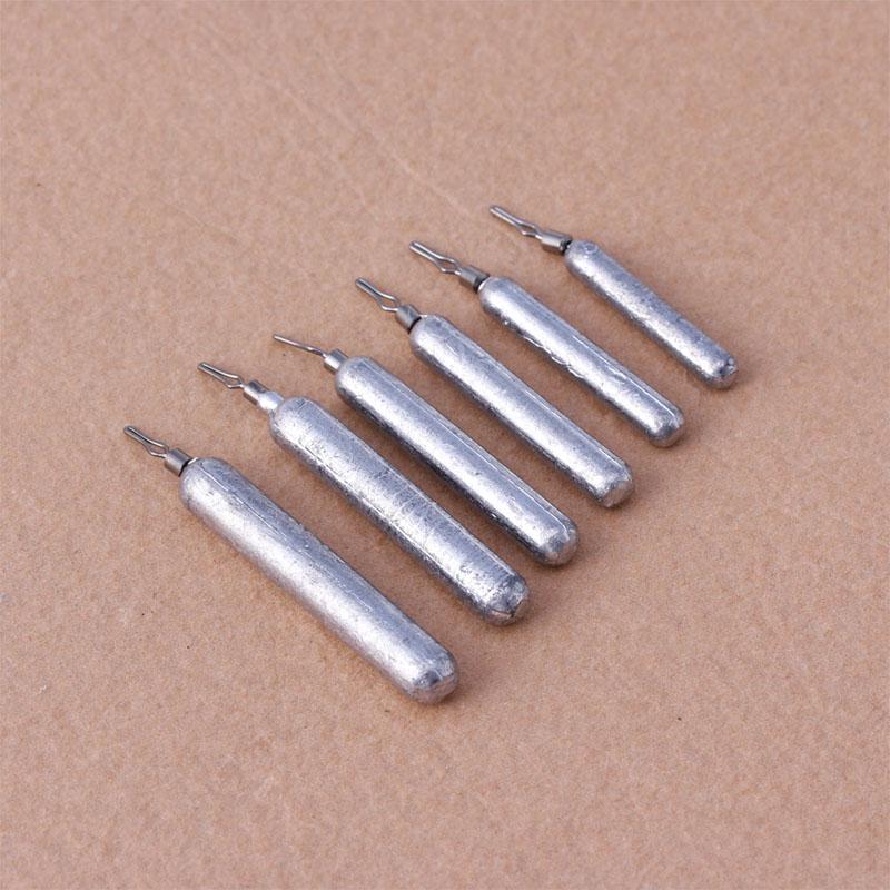 Buy 5-18g Lead Fall Sinkers 360 Degree Rotating Clip Sea Fishing Tackle ...