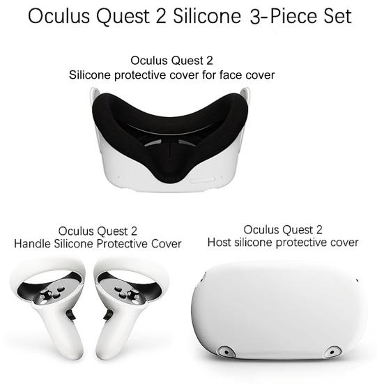 Buy 4Pcs Elastic VR Face Pad Wear-resisatnt Portable Silicone Headset ...