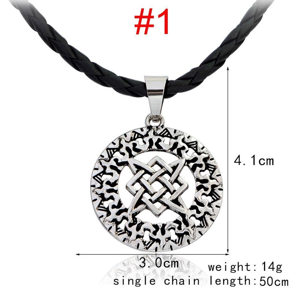 Buy Luck Blessing Silver Necklace Norse Vikings Myth Wolf Rune Amulet ...