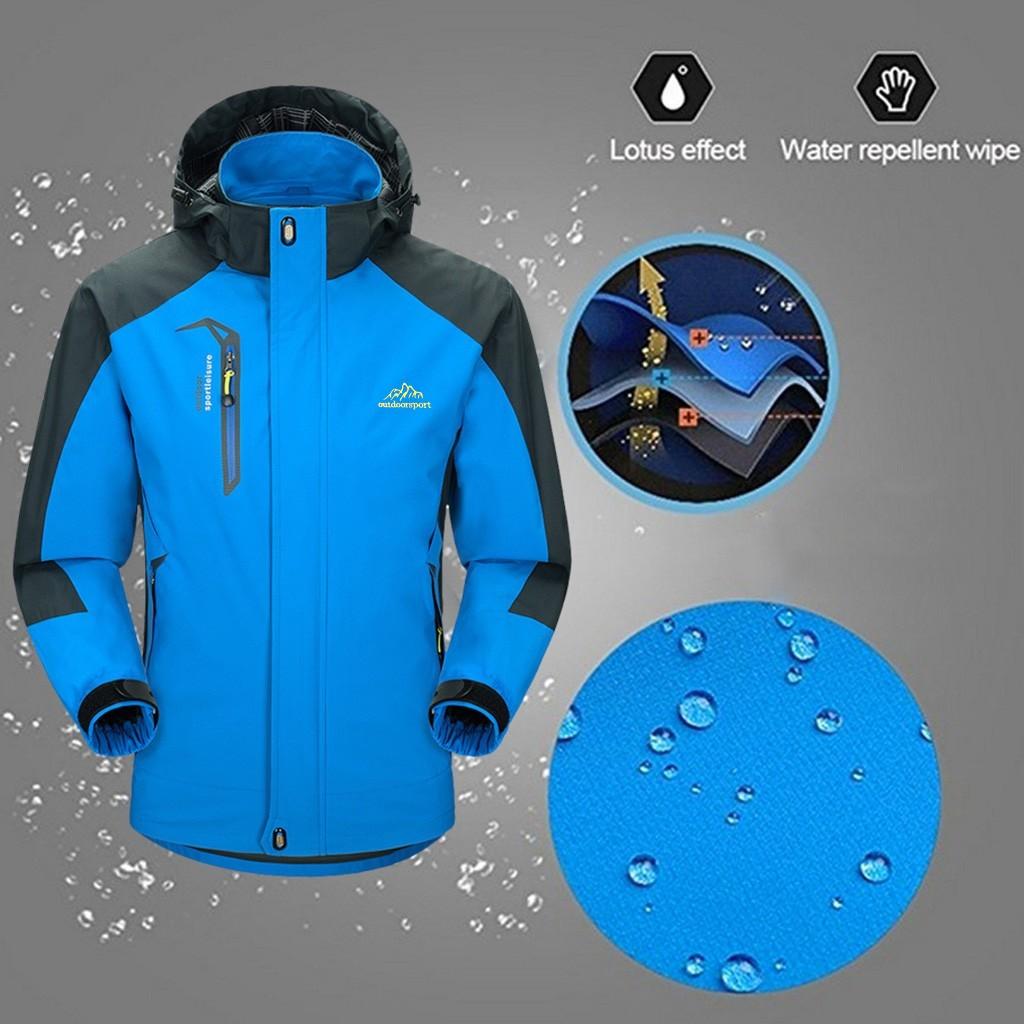 Buy Men Winter Hooded Softshell Windproof Waterproof Soft Coat Shell ...