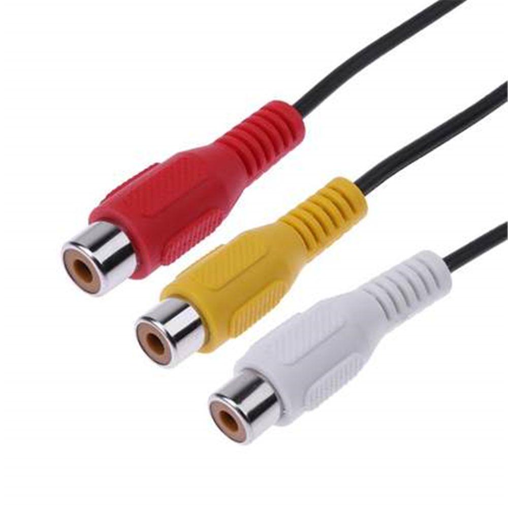 Buy HDTV TV USB Male 3-RCA Female AV Cord Converter Video Cables Video ...