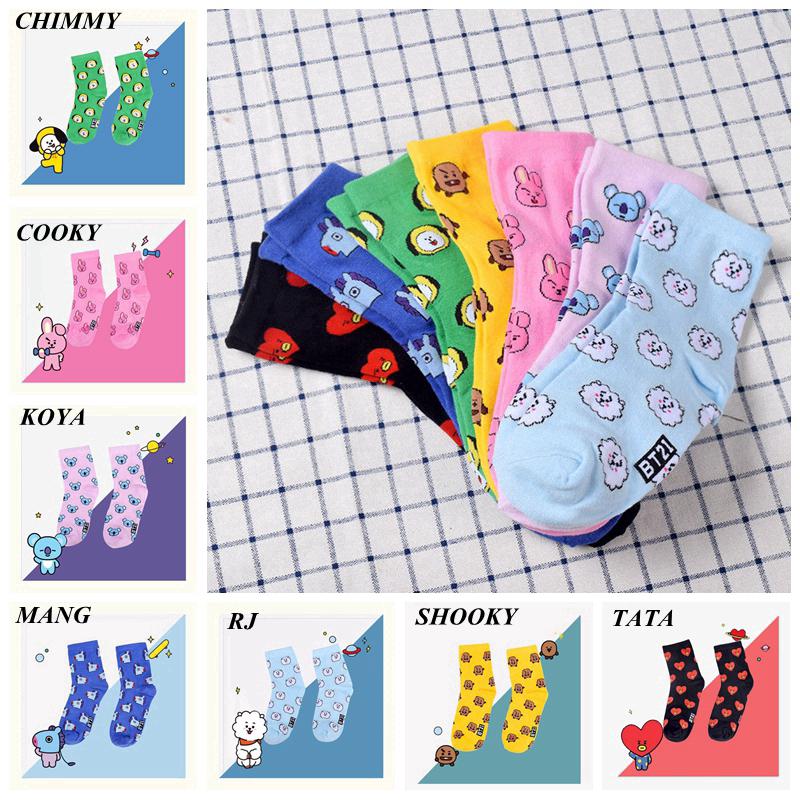 Buy KPOP Socks Cotton Mid Tube Socks Support Gift Sock at affordable ...
