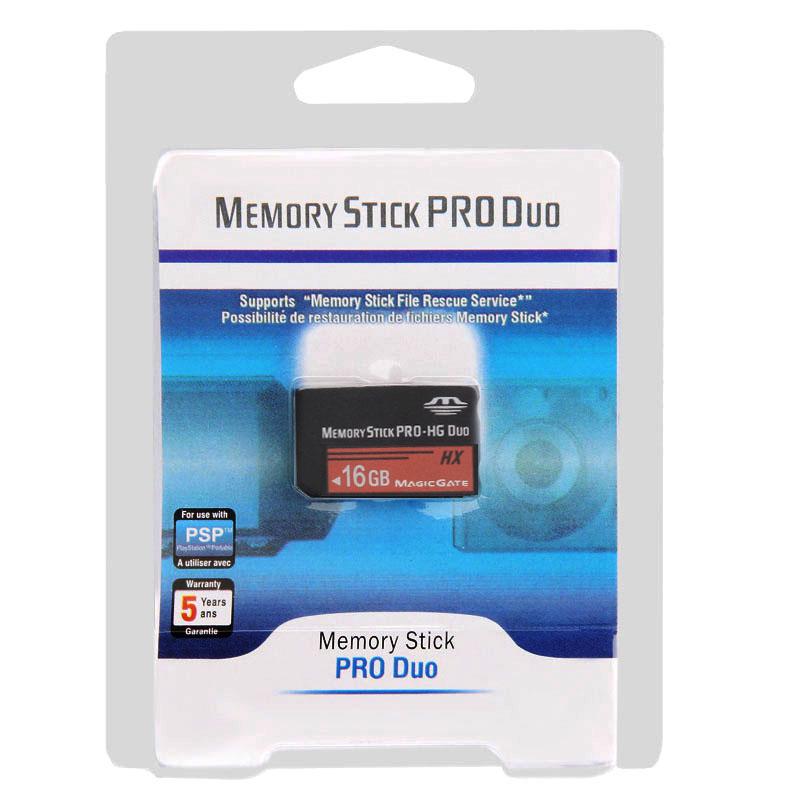 16GB Memory Stick Pro Duo HX Memory Card - 30MB / Second High Speed ...