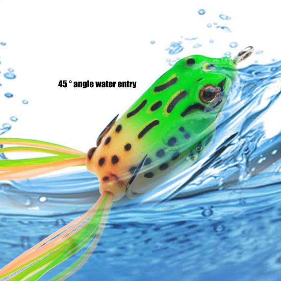Double Hook Durable High Quality 6cm 13g Small Artificial Lure Frog ...