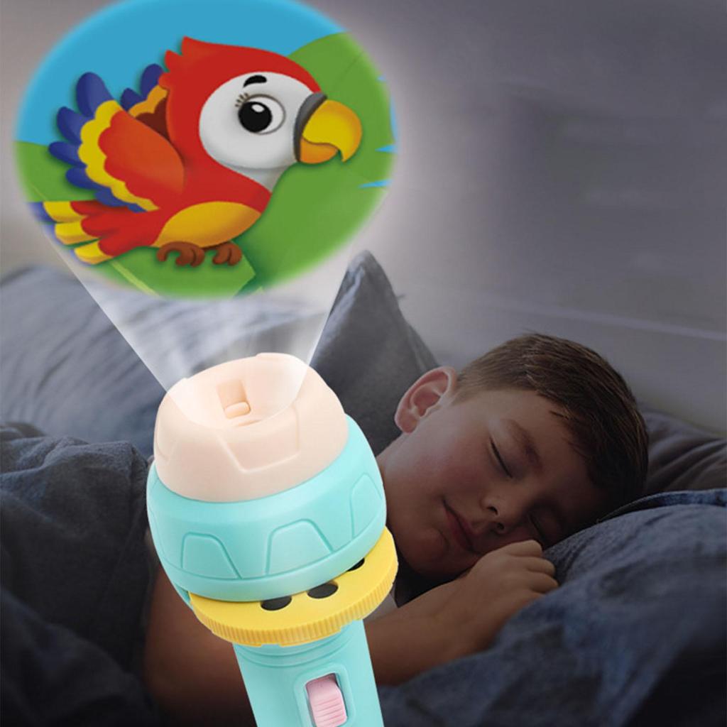 Buy Mini Flashlight Projector Handheld Educational Bedtime Cognition ...