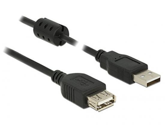 Buy Delock 2m, 2xusb 2.0-a 2m usb a usb a noir câble usb (84885) at ...