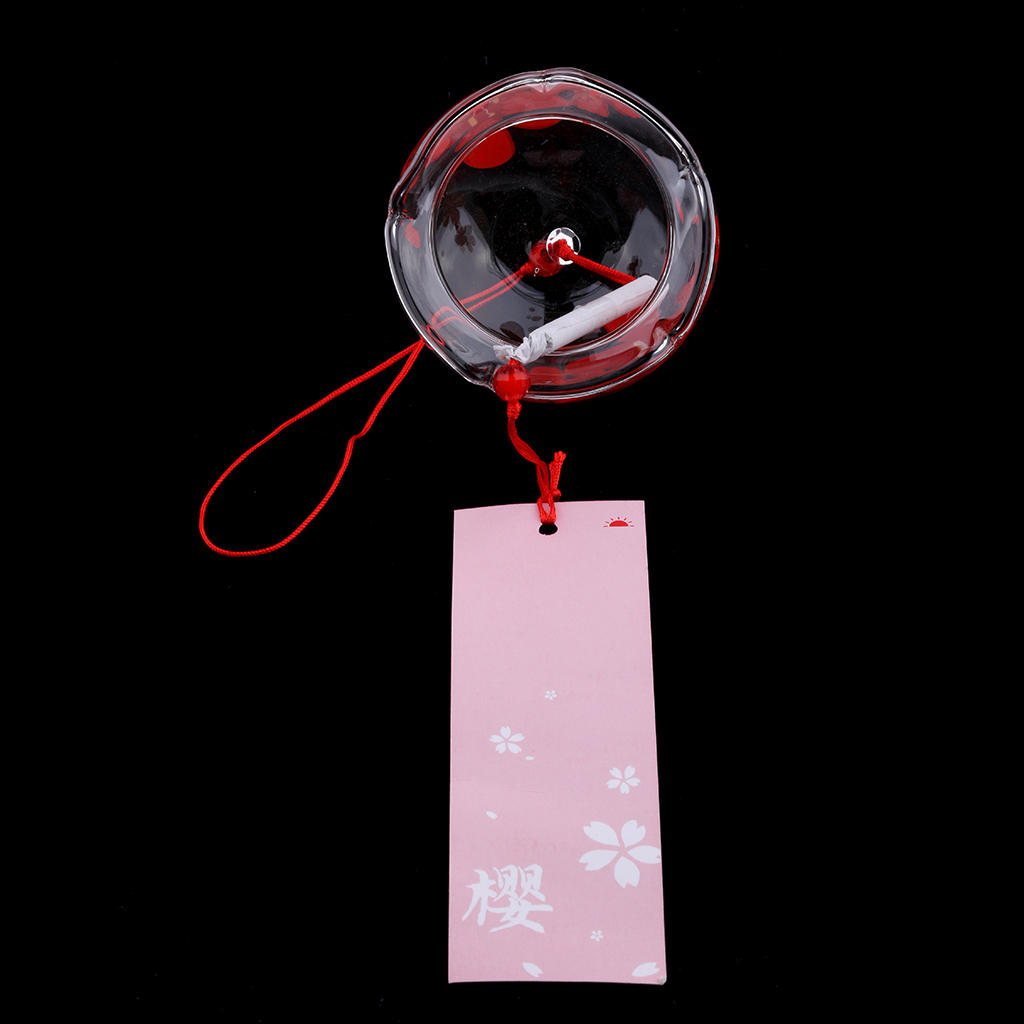 Satın alın 2Pcs Japanese Style Glass Windchime Home Hanging Blessing Bells Wind Chimes | Joom