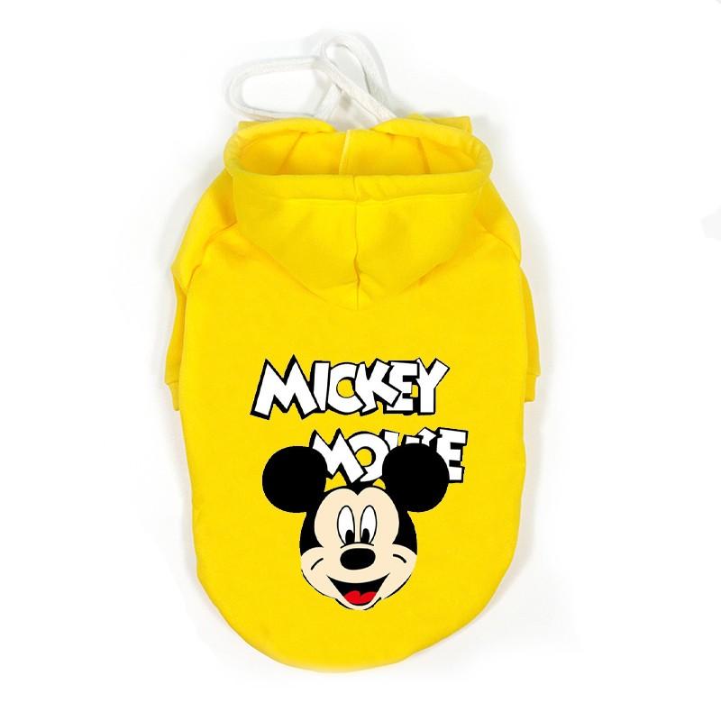 Buy Disney Autumn Pet Dog Clothes Mickey Minnie Dogs Hoodies Coats ...