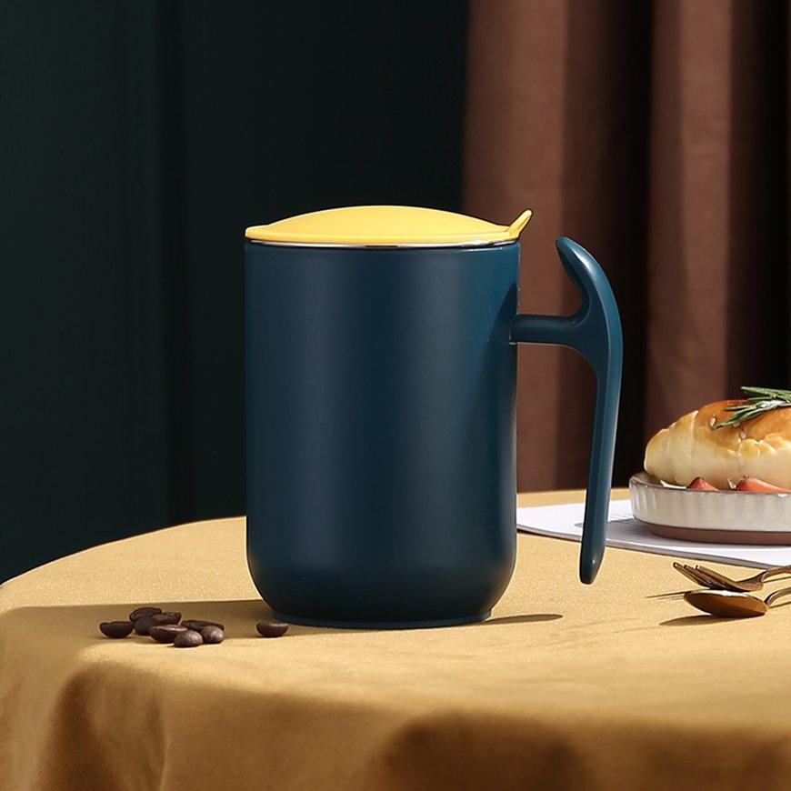 Buy Solu Stainless Steel Mug Large Capacity Leak-proof Mug Creative ...