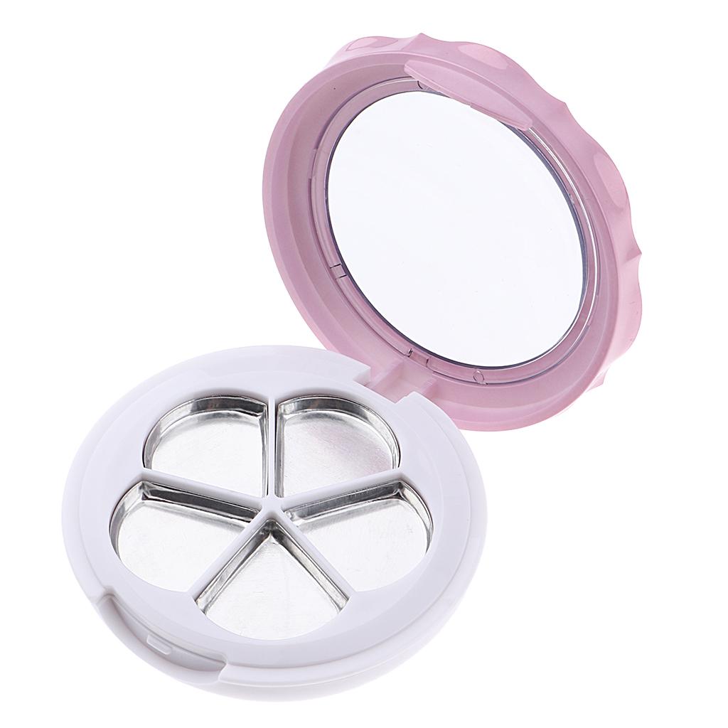 Buy 5 Slot Empty Eyeshadow Powder Blush Container DIY Cosmetic Lipstick ...