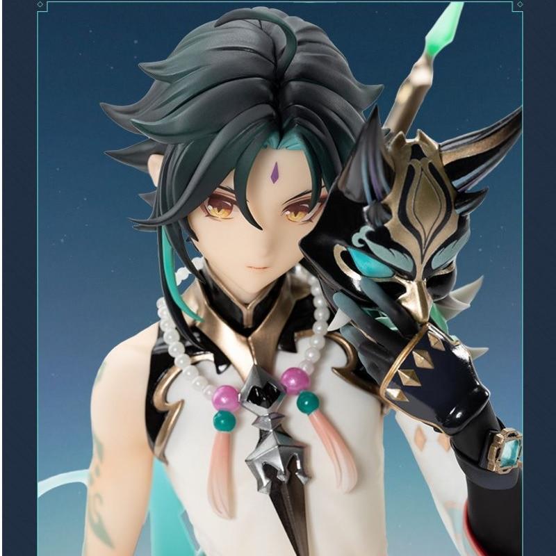 Buy 27cm Genshin Impact Anime Figure Xiao Vigilant Yaksha PVC Action ...