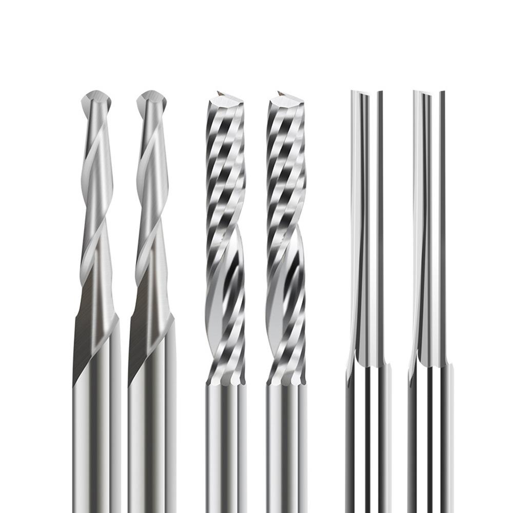 Buy End Mill Engraving Bits Set 15Pcs CNC Router Bits for Woodworking ...