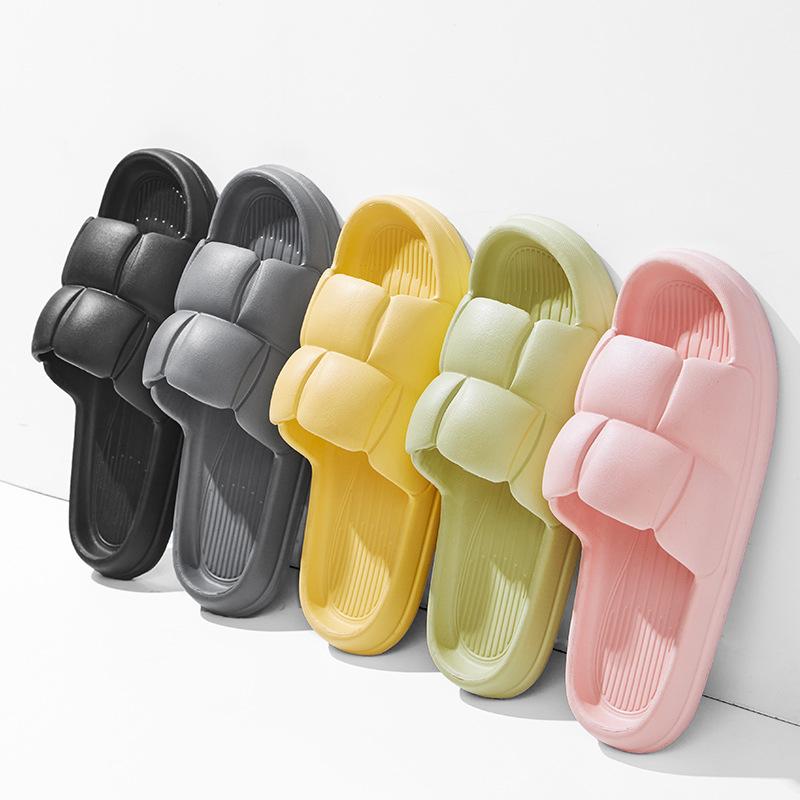 Buy Summer Men House Sandals EVA Cloud Thick Platform Bathroom Woman ...