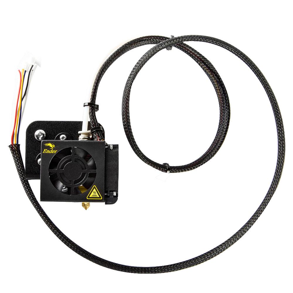 Creality 3D Full Assembled Extruder Kit Heat Block 0.4mm Nozzle Cooling ...