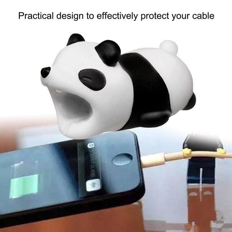 Buy Cute Animal Bite USB Charger Data Protector for Cell Iphone Wire ...