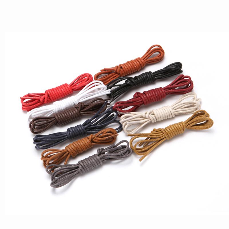 Buy 1pairs Shoes Shoelaces Round Waxed Rope Cords Sneakers Unisex Sport ...