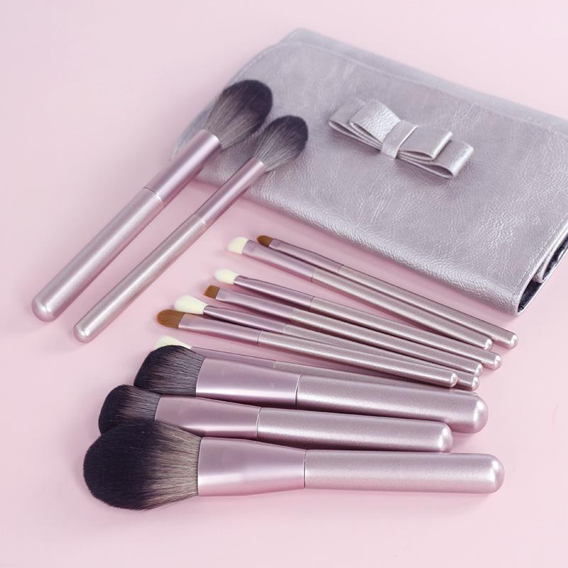 Buy Ten small grape cosmetic brushes with microcrystalline silk wooden ...