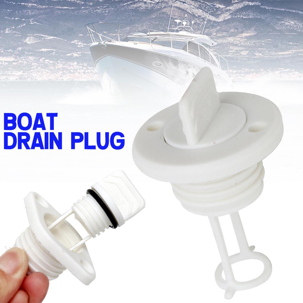 Buy White Thread Drain Plug Hole Drainage Valve Screw Socket For Marine ...