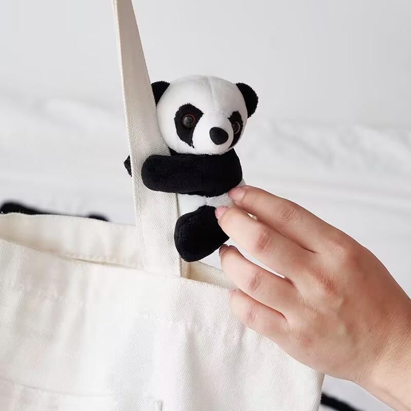 Kjøp 1pcs 10cm Super Cute Clip For Cute Little Pandas, Plush Toys For ...