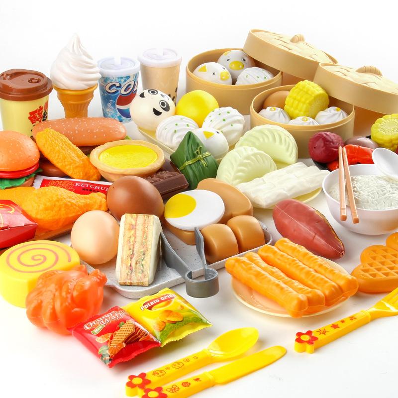 Koop Simulation Breakfast Food Toys Realistic Fried Dough Steamed Buns ...