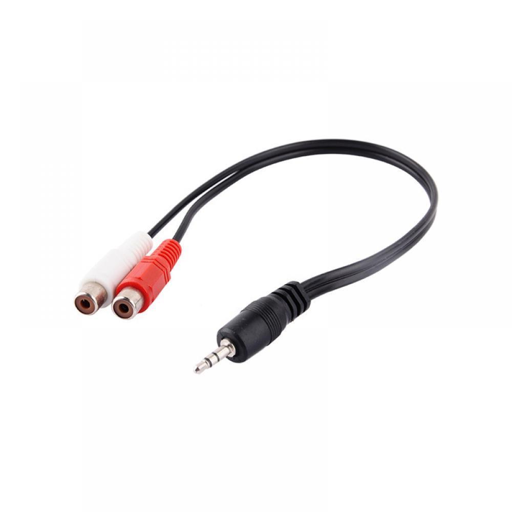 Buy Headphone Stereo Audio Plug Jack Male RCA 3.5mm Adapter Cable at ...