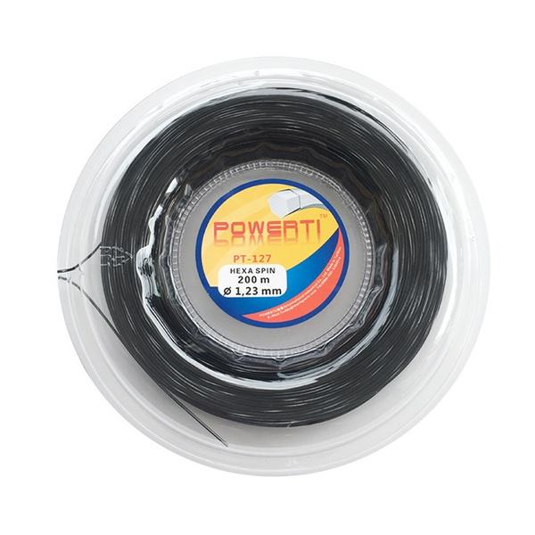 Buy PowerTi PT 127 Hexagonal Tennis Racket String Top Spin Polyester ...