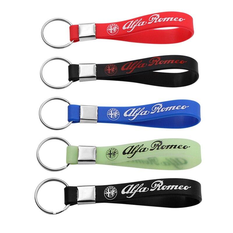 1 Pieces Car Key Ring Auto Accessiores for Alfa Alpha Romeo 159 147 156 ...