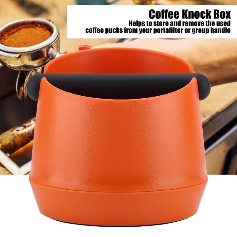 Buy ABS Coffee Knock Box with Detachable Rubber Bar Espresso Grounds ...