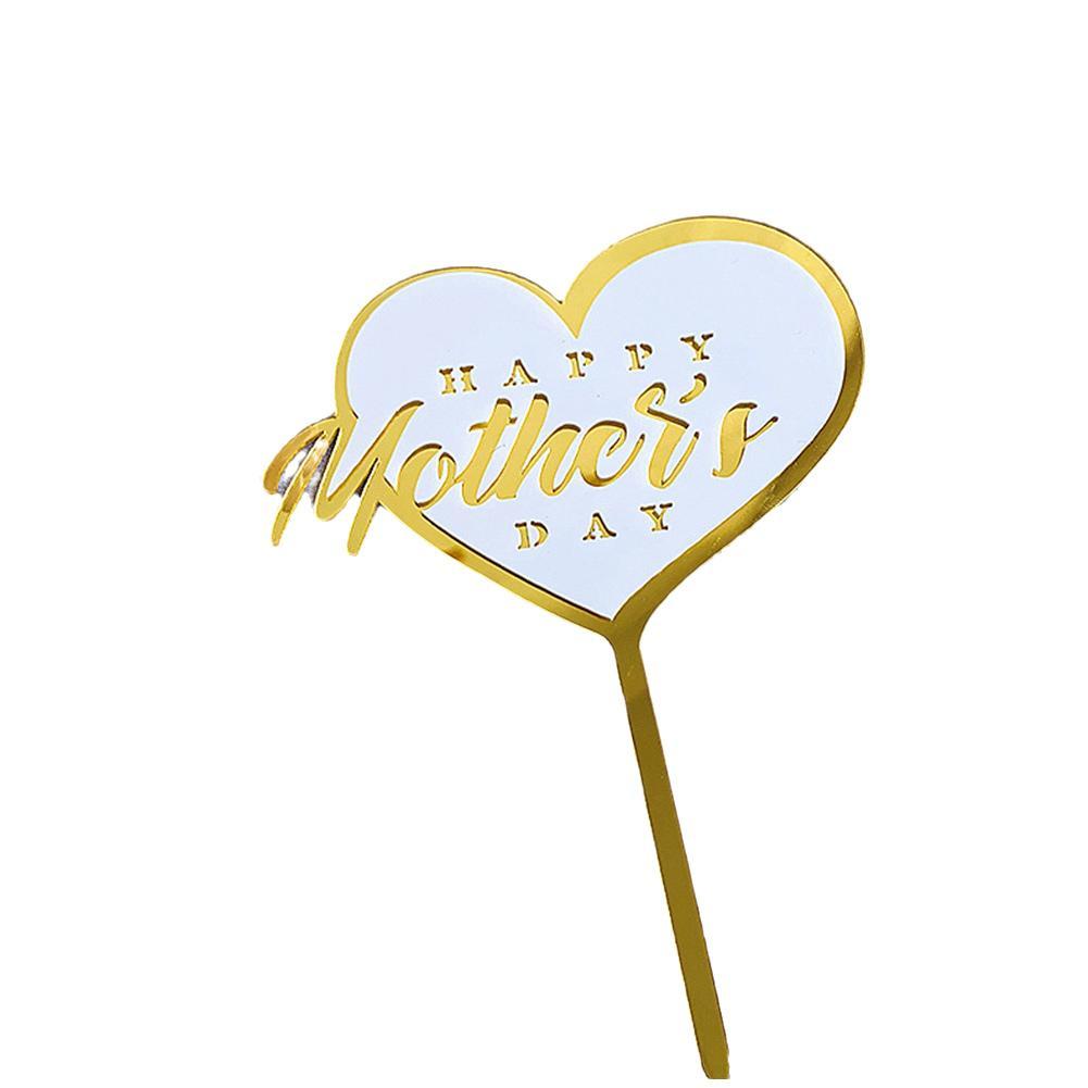 Buy Best Mom Eve Crown Love Acrylic Cake Topper Mommy Cake Favors Day ...