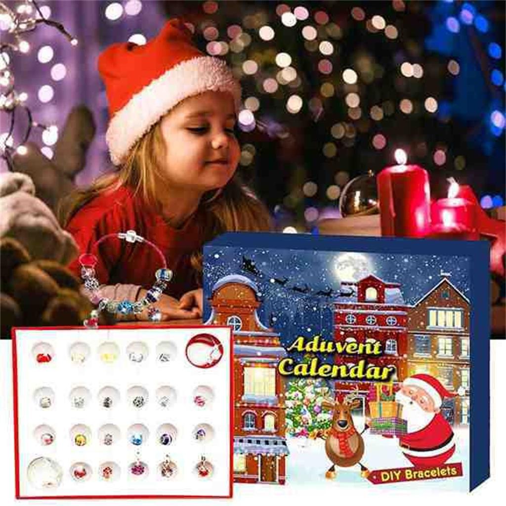 100pcs Advent Calendar Girls 24 days Christmas Countdown Jewelry Gifts 100pcs Advent Calendar Girls 24 days Christmas Countdown Jewelry Gifts