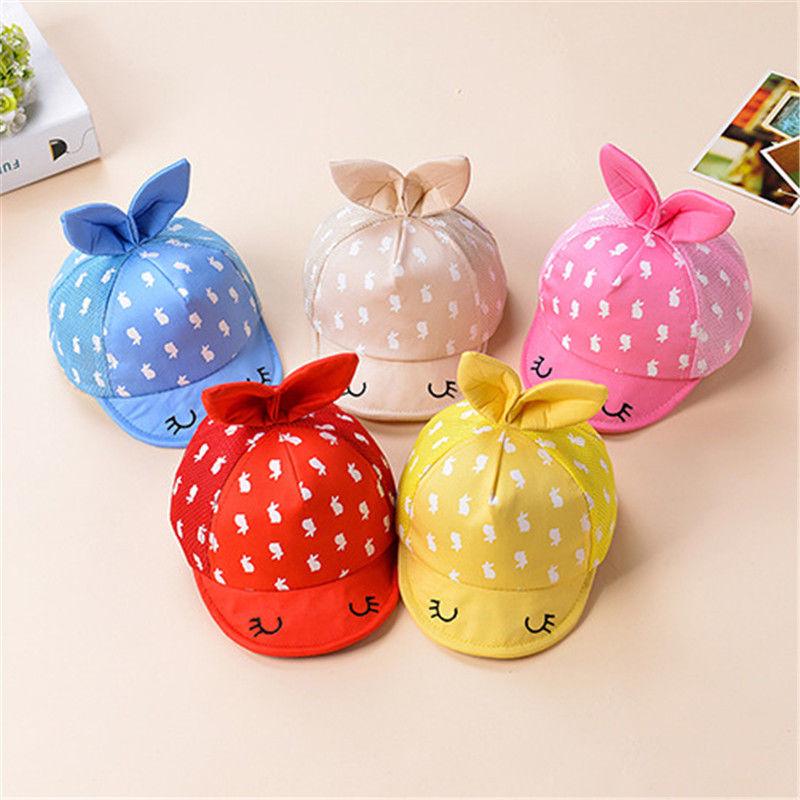 Buy Summer Cute Cartoon Printed Baby Caps Hats For Infant Sun Hat With ...